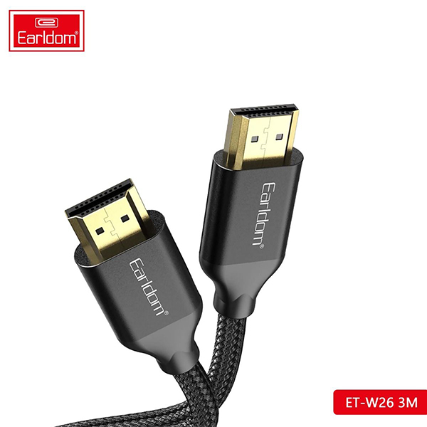 قیمت و خرید کابل اچ دی ام ای ارلدوم Earldom W26 4K HDMI Cable-آریارایانه