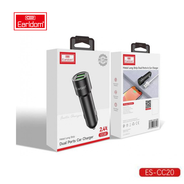 قیمت و خرید شارژر فندکی ارلدام فست شارژ مدل Earldom ES-CC20C 2.4A 12W ...